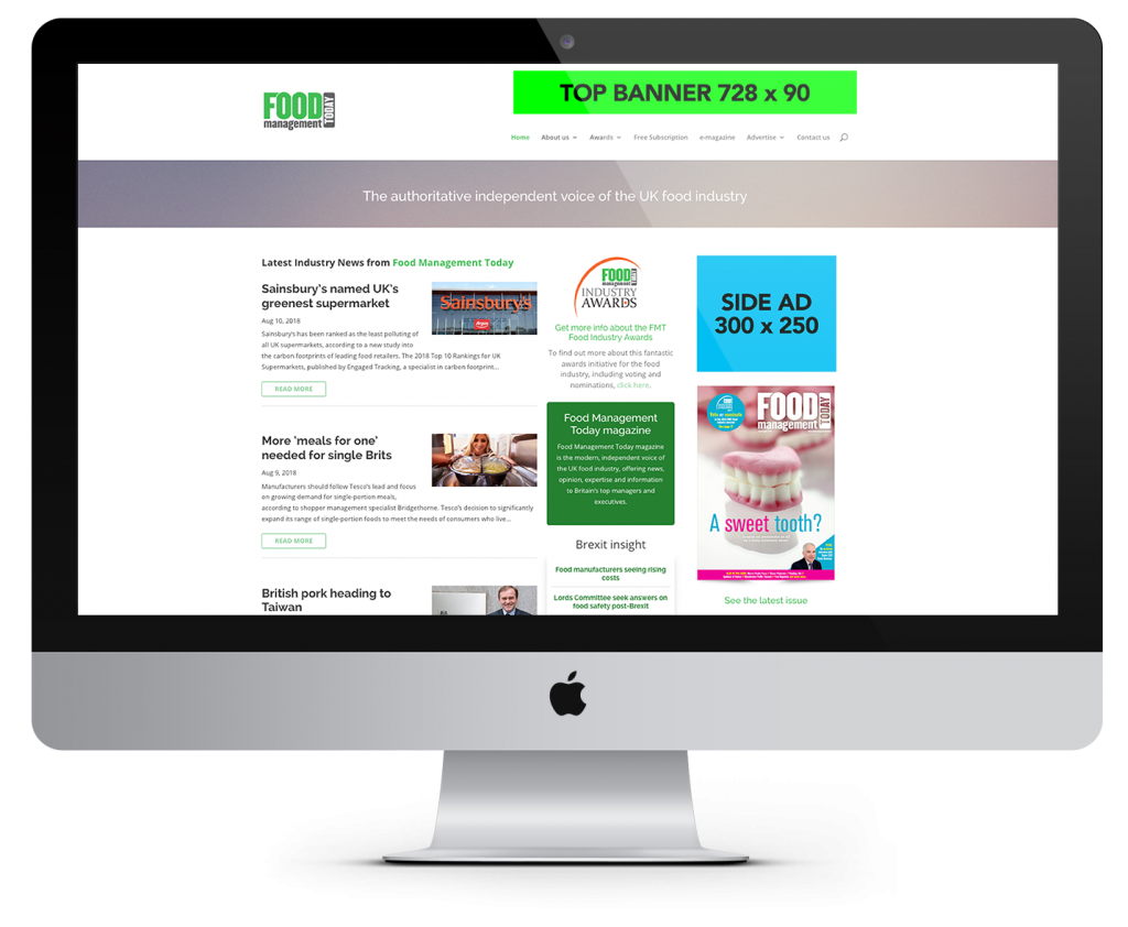 Rates | Food Management Today online media pack